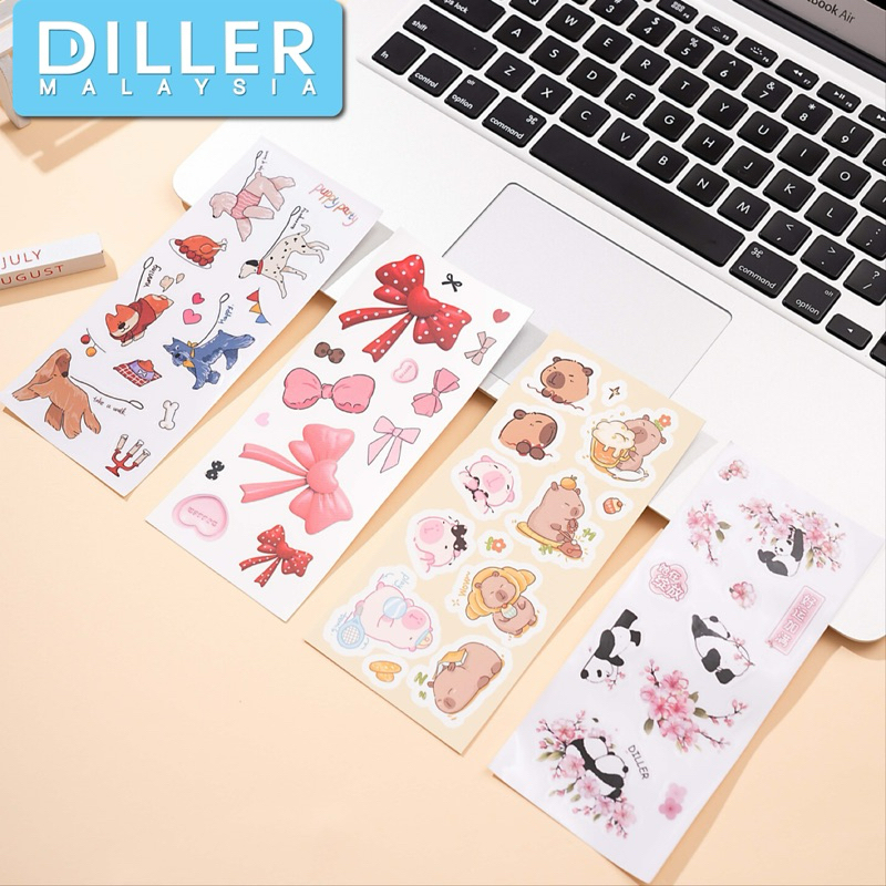Diller Pelekat Sticker Kalis Air Waterproof untuk botol air Water ...