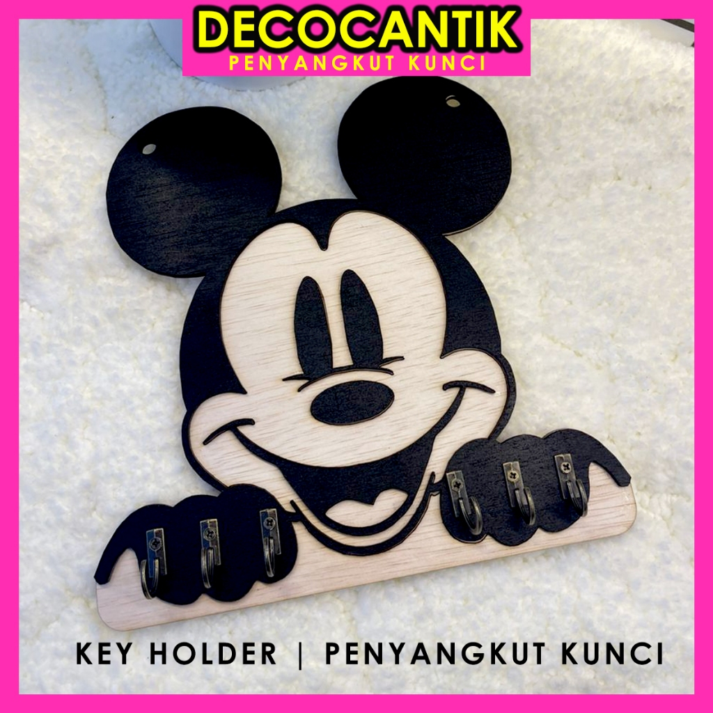 MICKEY MOUSE KEY HOLDER PENYANGKUT KUNCI MICKEY MOUSE MINNIE MOUSE ...
