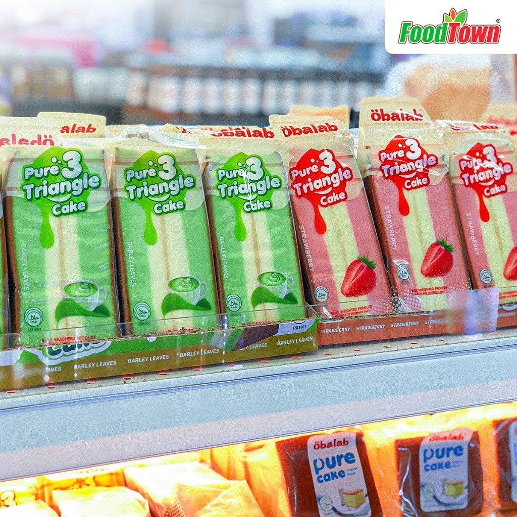 Ready Stock Obalab 3 TRIANGLE CAKE Halal Chocolate Strawberry Lime ...