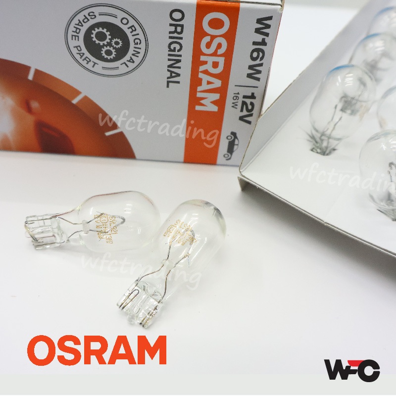 Original Osram 12v W16W 921 T15 Third Brake Light Bulb Made In Slovakia (1PCS) | Shopee Malaysia