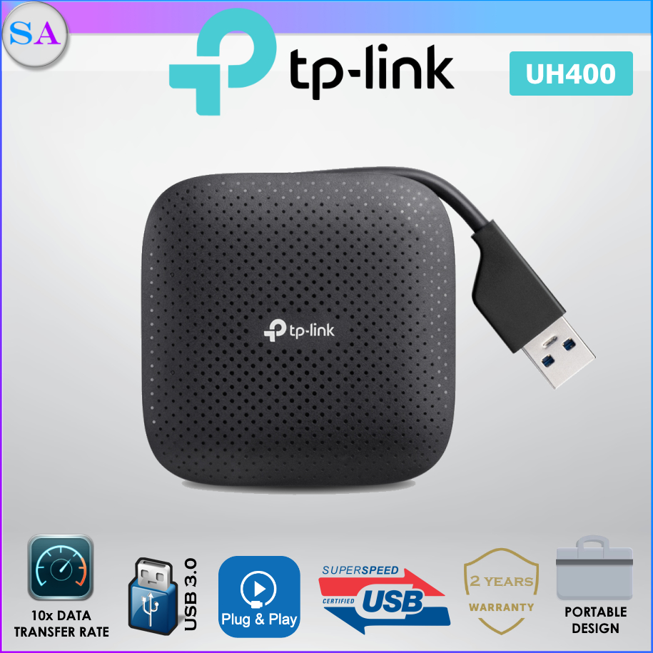 TP-Link UH400 4 Port Portable SuperSpeed USB 3.0 Hub | Shopee Malaysia