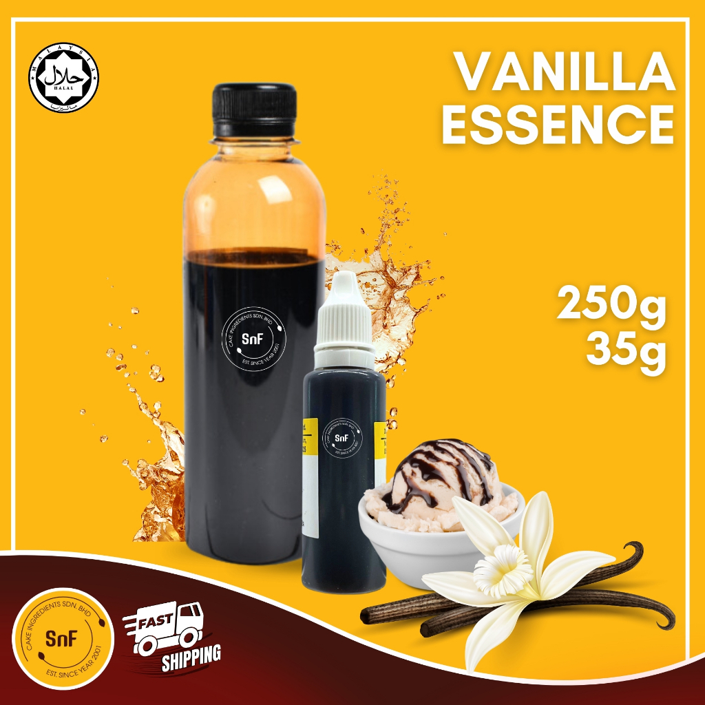 250G 30G 35G French Vanilla Extract Creamy Vanilla Flavour Esen Vanila Halal | Shopee Malaysia