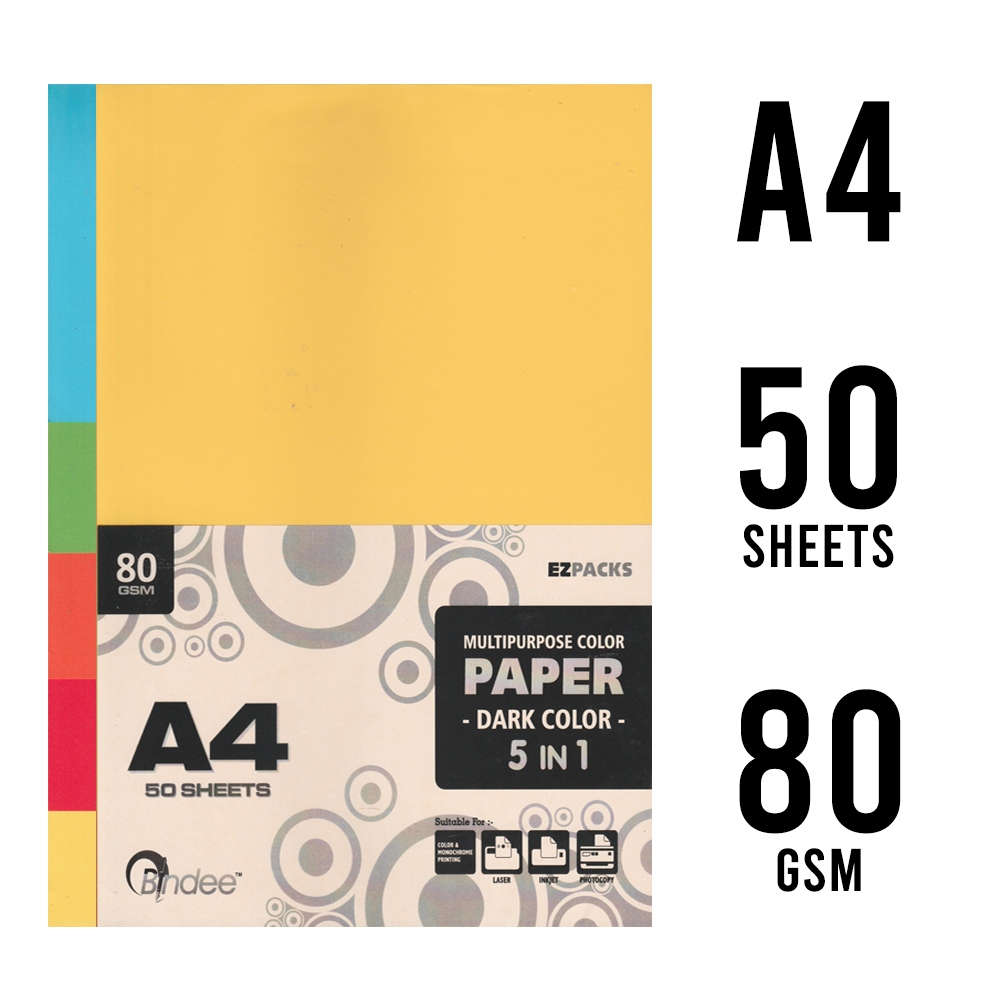 CP FORMS | COLOUR PAPER | EZPACKS - MULTIPURPOSE COLOR PAPER ( A4 ...