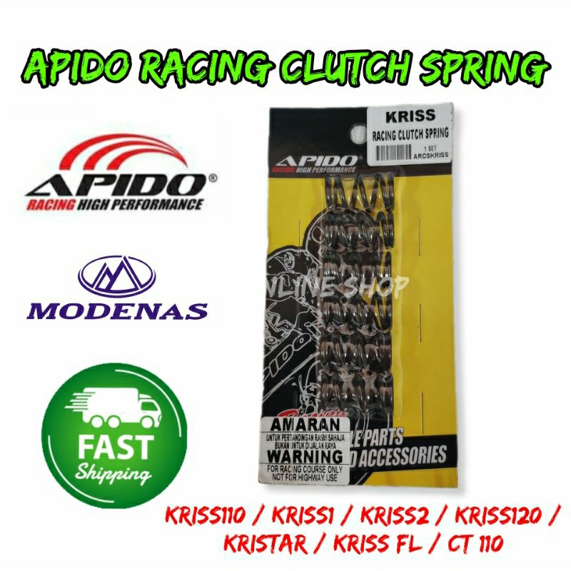Modenas Kriss1 Kriss 2 Kriss110 Kristar CT110 Clutch Spring Racing 100% ...