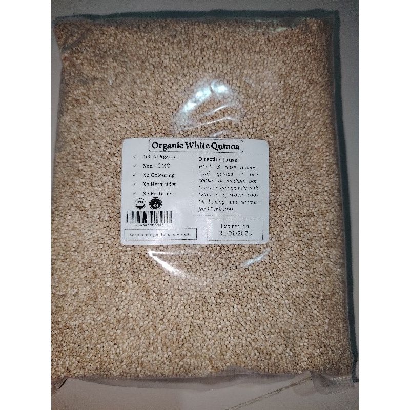Organic White Quinoa 1KG (Expired 01/2025) | Shopee Malaysia