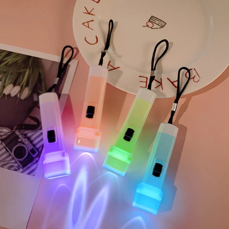 (Battery included) Mini Keychain Flashlight / Battery Torch LED ...