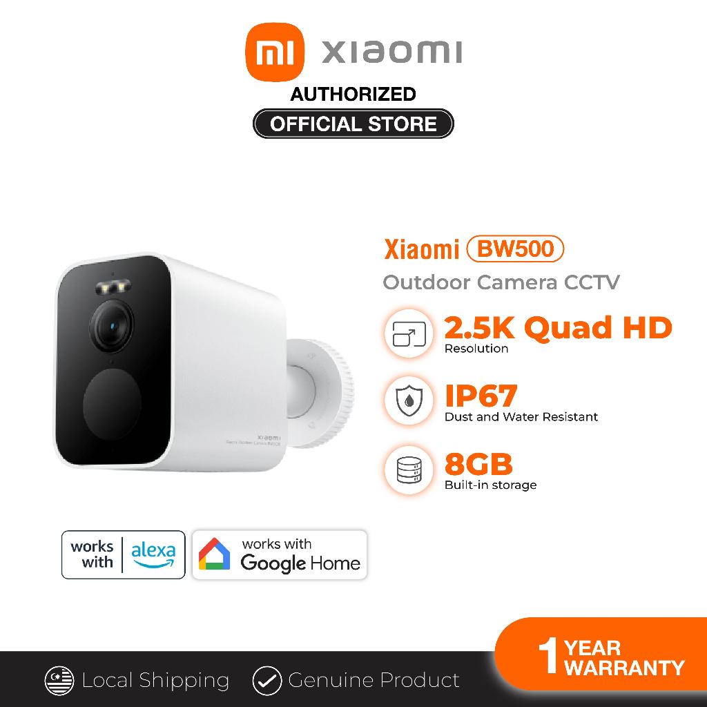 [NEW] Xiaomi Outdoor Camera BW500 CCTV | 2.5K | Full-color Night vision ...
