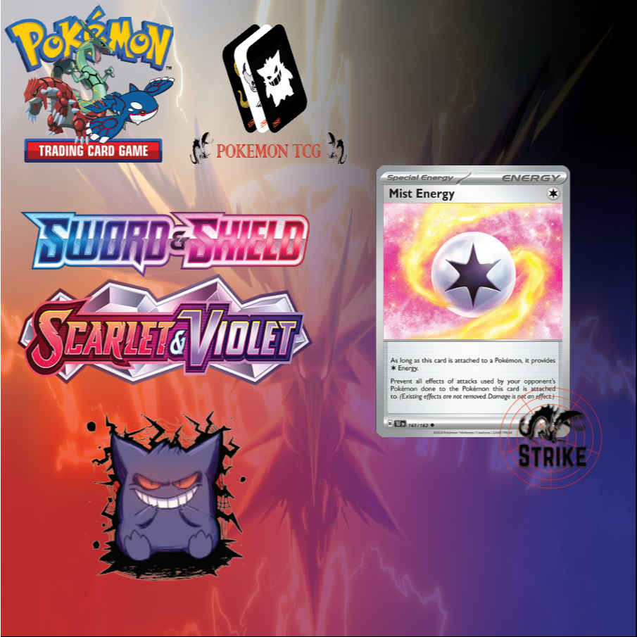 Pokemon Trainer Card - Mist Energy 161/162 SV05 Temporal Forces ...