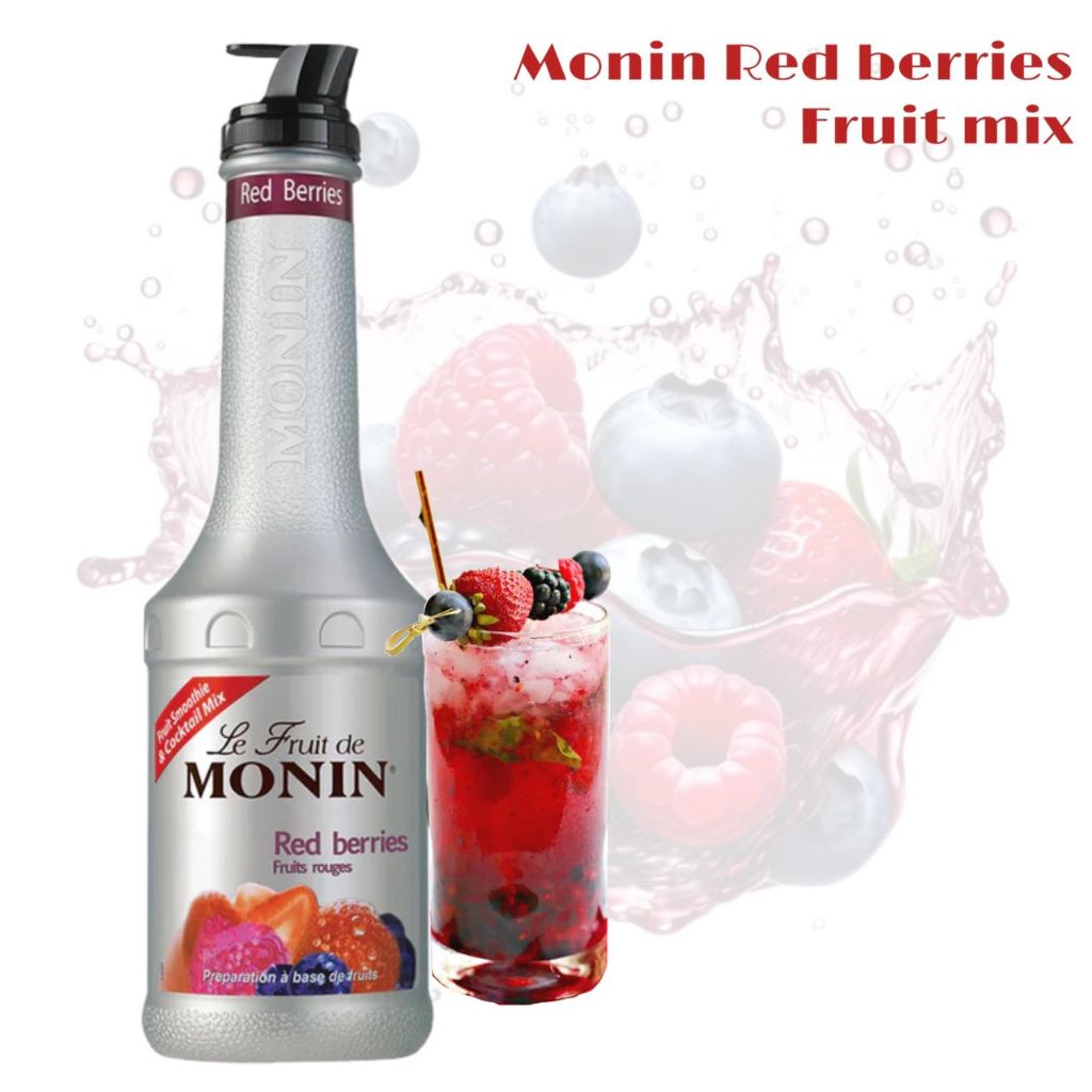 MONIN PUREE RED BERRIES FRUIT MIX 1LITRE | Shopee Malaysia