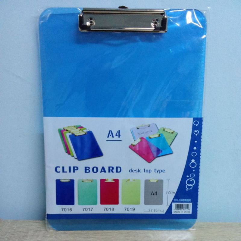 Plastic Clipboard A4 (random colour) | Shopee Malaysia