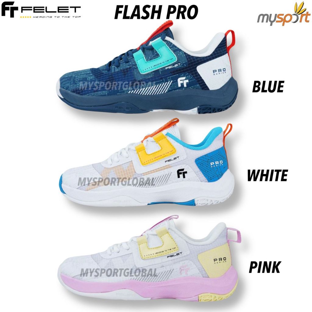 FELET FLASH PRO BADMINTON SHOES INDOOR SHOES ( 100% ORIGINAL ) READY ...