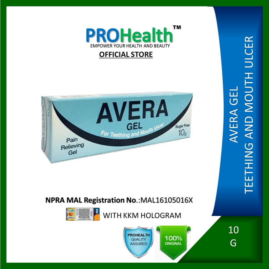 Avera Gel 10g TEEHING AND MOUTH ULCER (Exp: 5/2026) | Shopee Malaysia