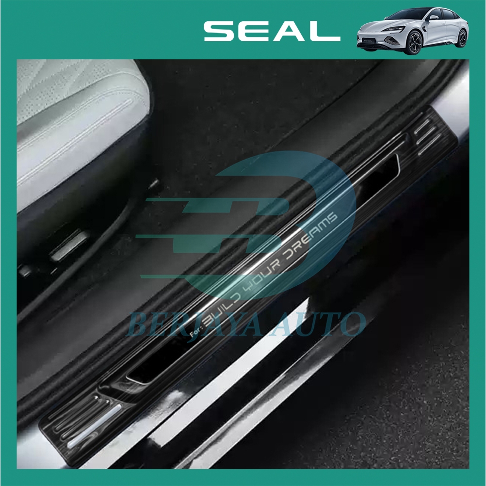 BYD SEAL 2024 Door Step Side Sill Plate Protector Stainless Steel IN ...