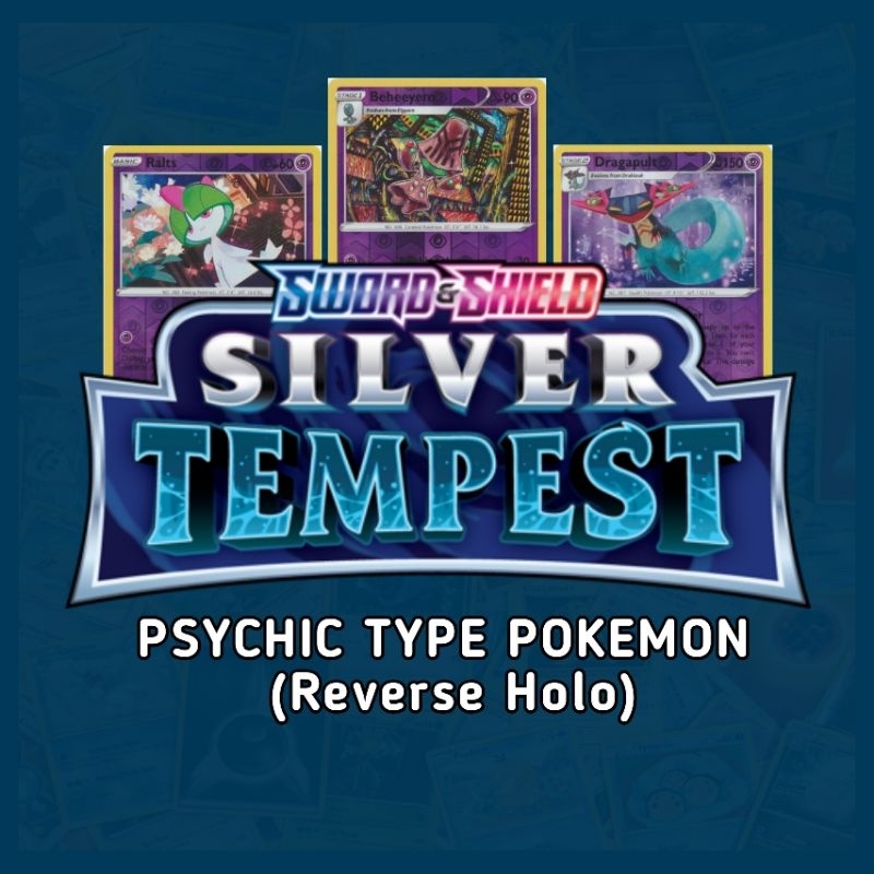 Silver Tempest | Psychic Type Pokemon | Reverse Holo | Shopee Malaysia