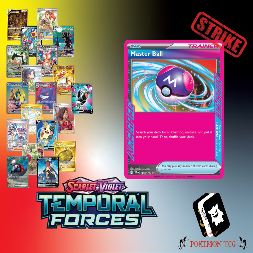 Ace Spec Master Ball 153/162 Temporal Force SV05 PTCG | Shopee Malaysia