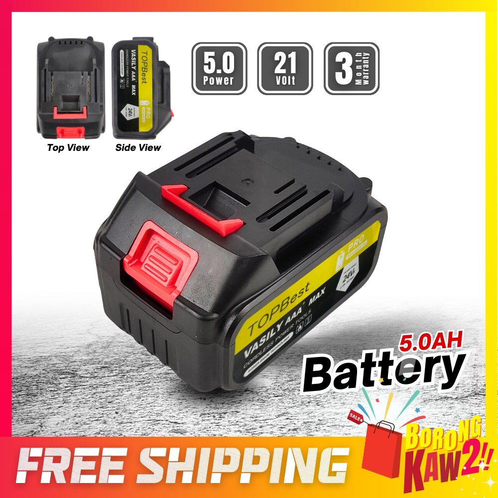 [ BATTERY ONLY ] for PRO' EKCO EK-BIW 24V Brushless Impact Wrench, LED ...