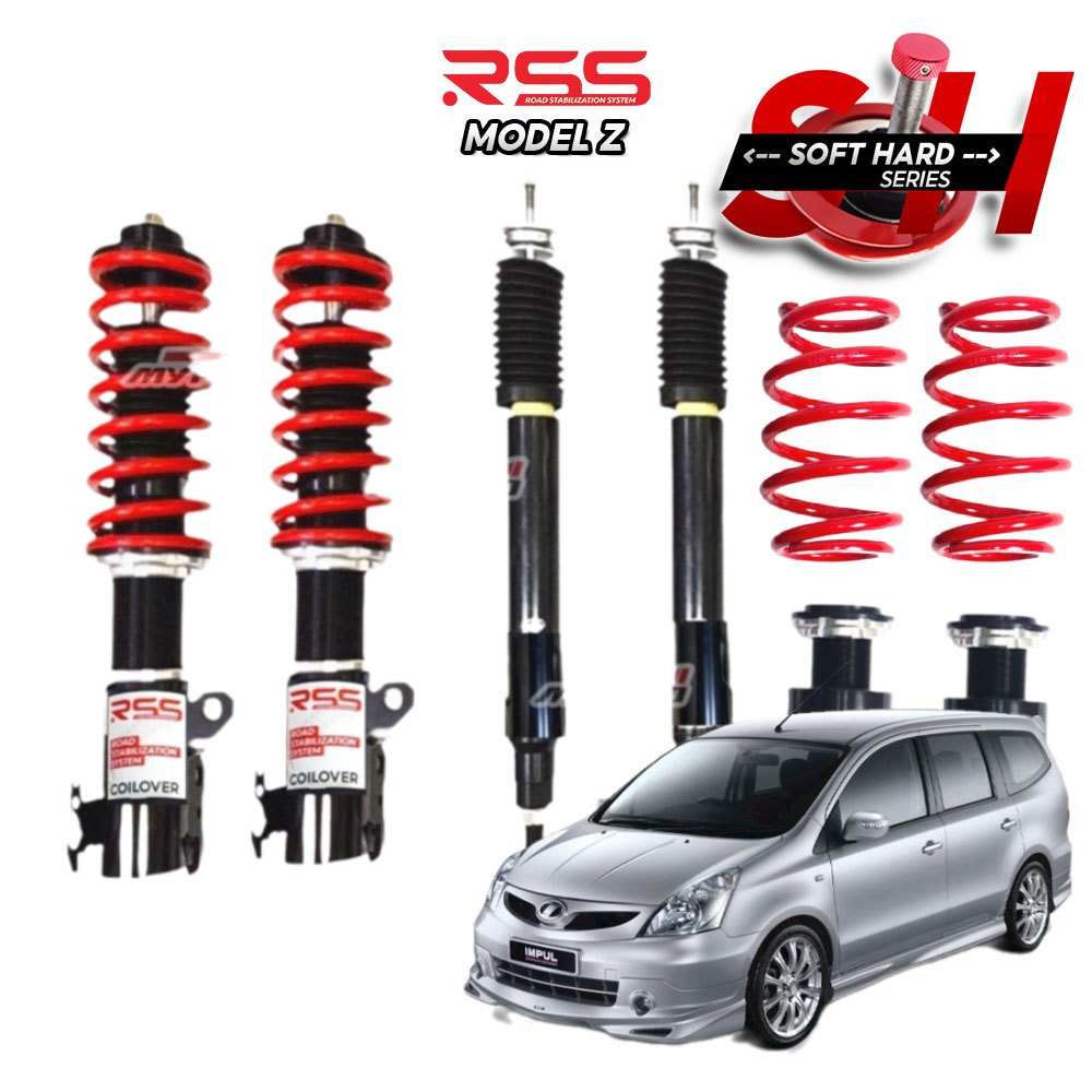 RSS Model Z Adjustable Absorber Suspension High Low Soft Hard Bodyshift ...