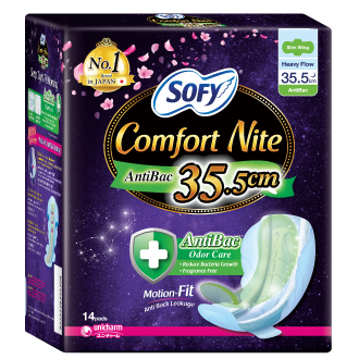 Sofy comfort Nite Antibac, 35.5cm 14s | Shopee Malaysia