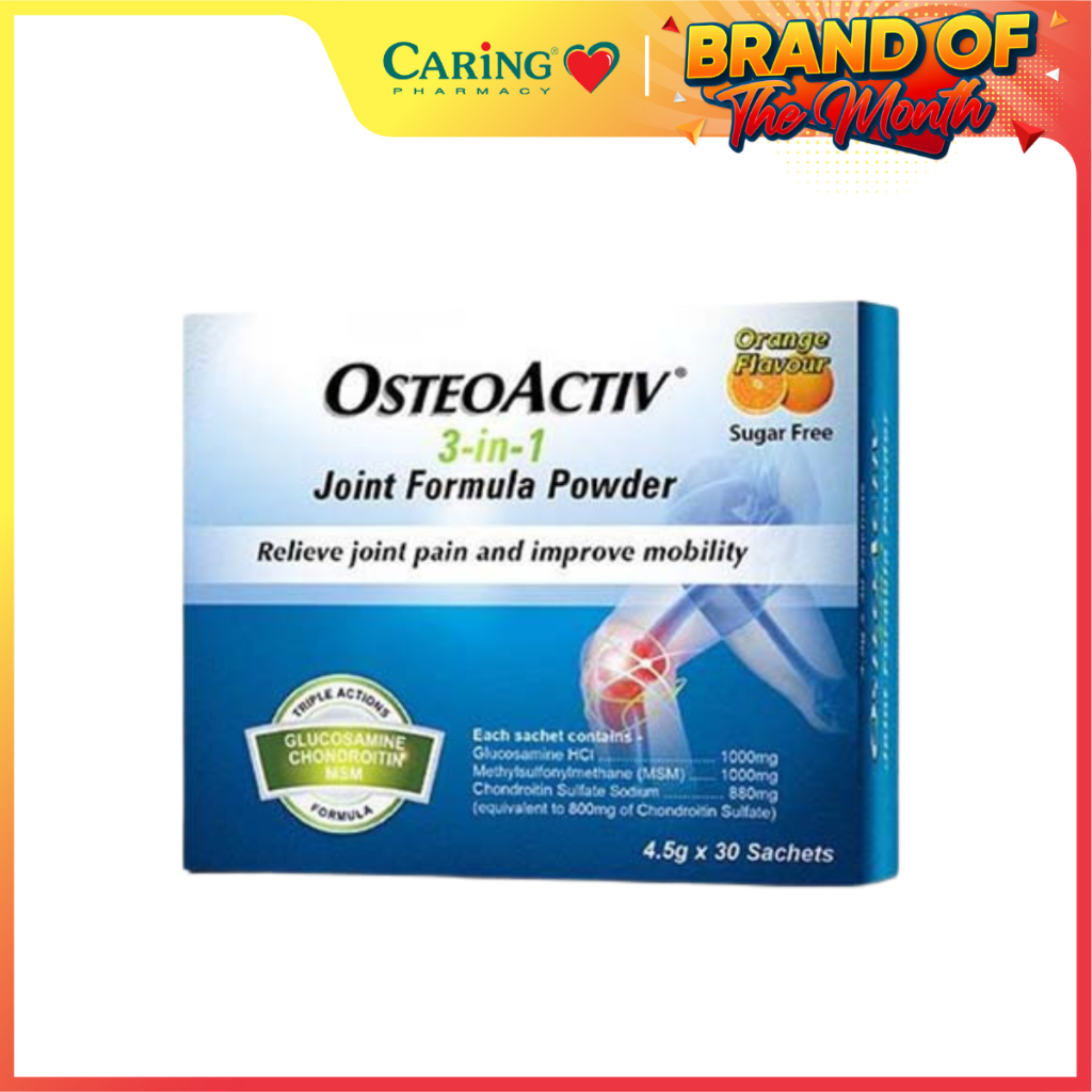 OSTEOACTIV 3 IN 1 JOINT FORMULA POWDER (4.5G × 30S) | Shopee Malaysia