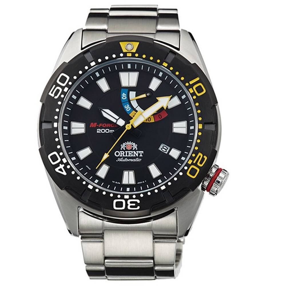 ORIENT M-FORCE SE-L0A001B AUTOMATIC POWER RESERVE DIVER'S 200M 40N5A ...