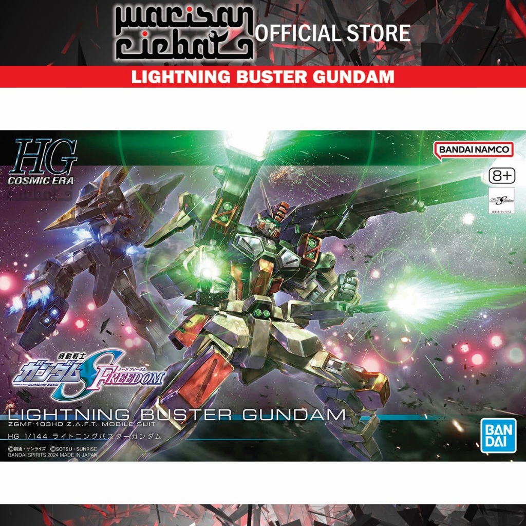 Bandai HG Cosmic Era 1/144 Lightning Buster Gundam (Gundam Seed Freedom ...