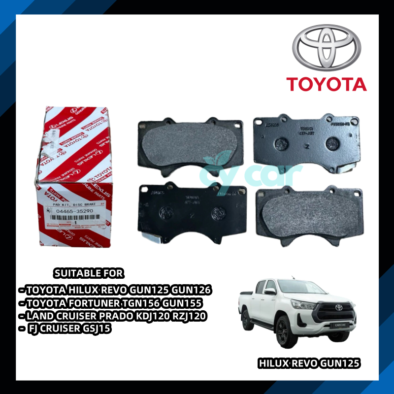 100% ORIGINAL TOYOTA HILUX REVO GUN125 GUN126 FORTUNER TGN156 FJ ...