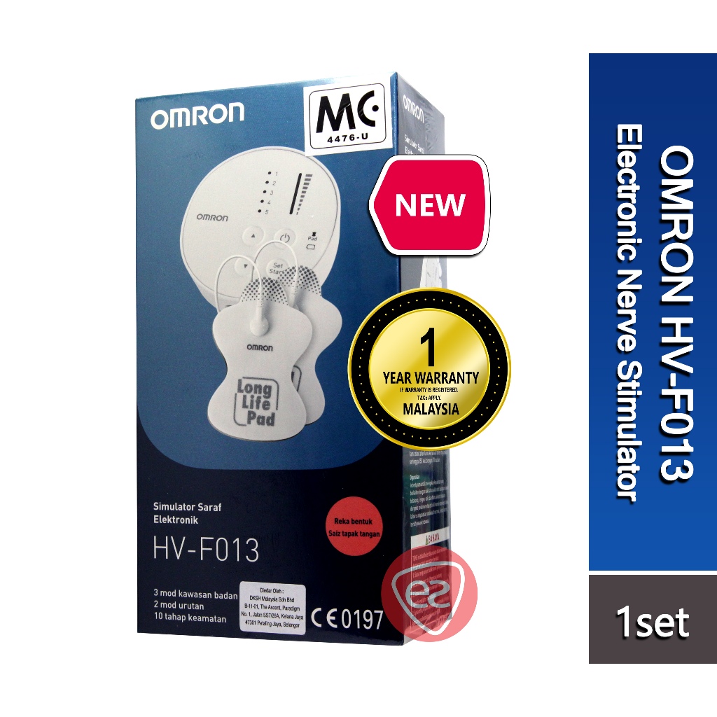 Omron Electronic Nerve Stimulator HV-F013 / Simulator Saraf Elektroni HV-F013 (1-Year Warranty ...