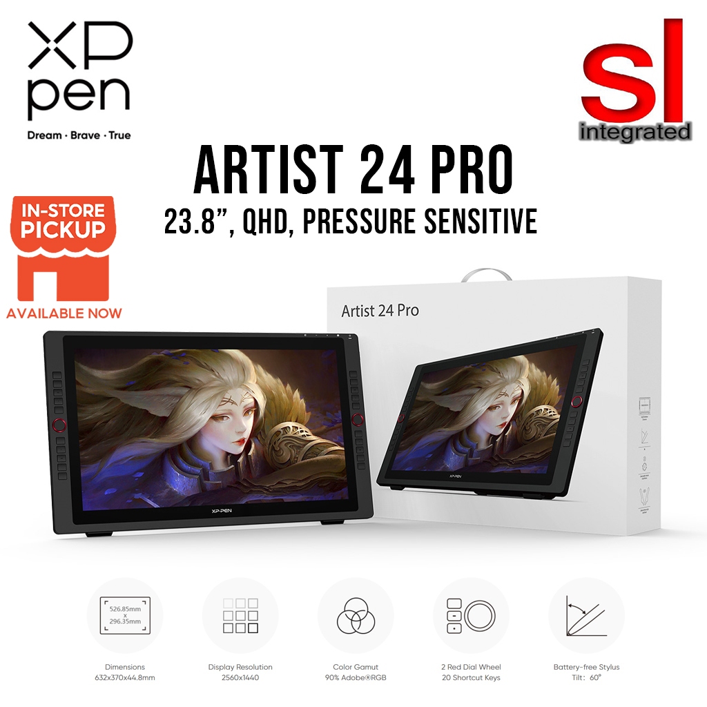 XP-Pen Artist Display 24 Pro Drawing Tablet | Shopee Malaysia