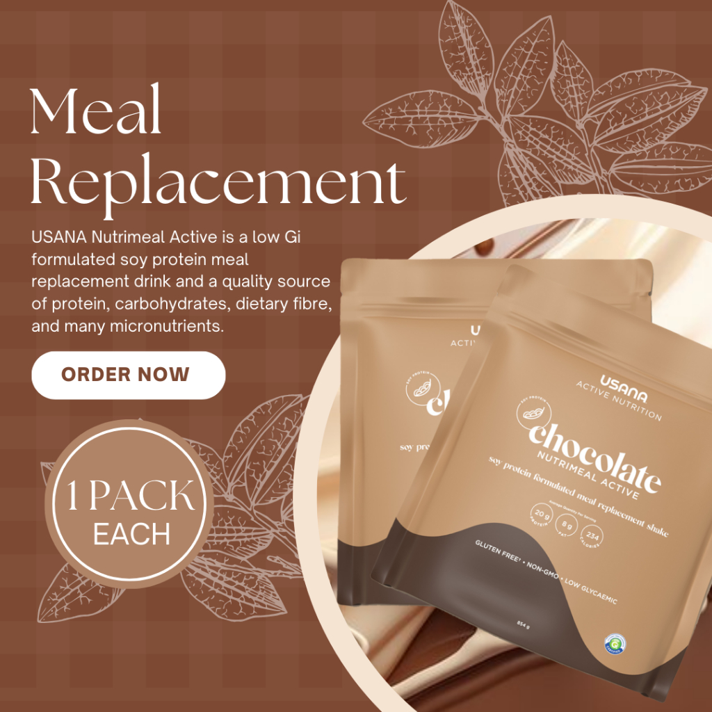 READY STOCK USANA NUTRIMEAL Dutch Chocolate MEAL REPLACEMENT (1 PACK ...