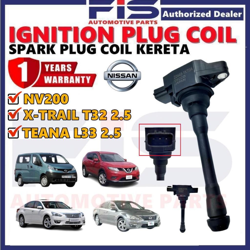 FIS Car Ignition Coil Plug Nissan NV200 X-Trail T32 2.5 Teana L33 2.5 ...