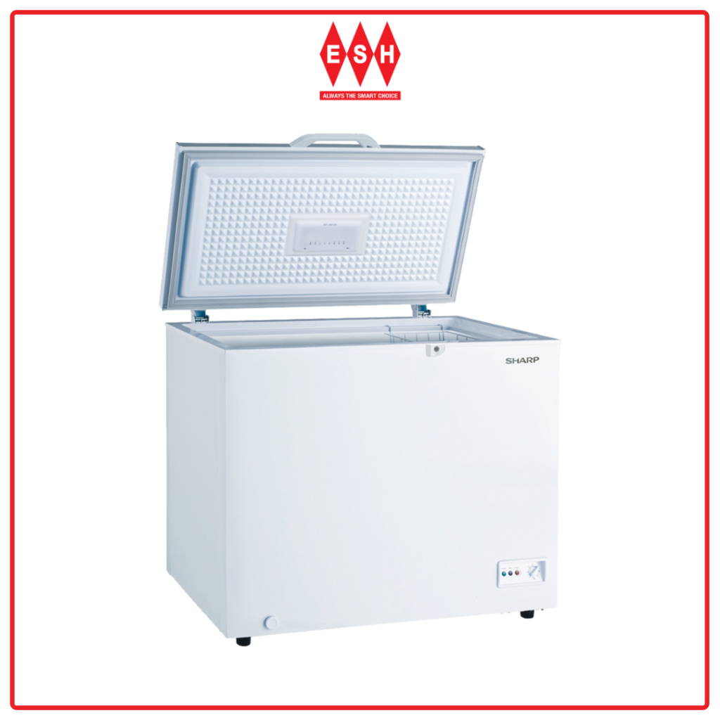 Sharp Dual Switch Setting with LED Lighting Chest Freezer - White (310L ...