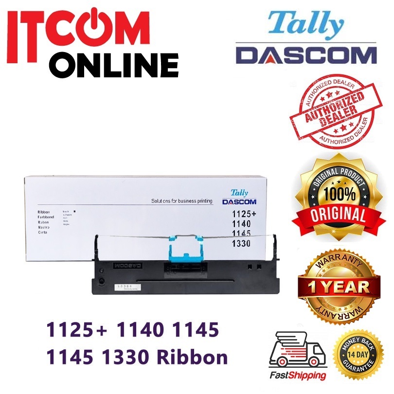 ORIGINAL TALLY DASCOM 99007 INK RIBBON (FOR 1125+/1140/1145/1330) | Shopee Malaysia