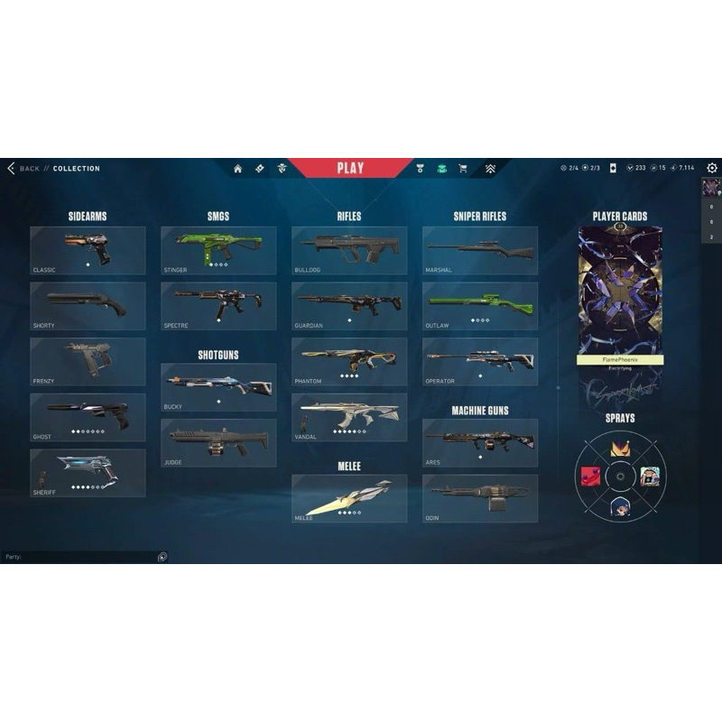 Valorant account Singularity 2.0 bundle Champion 2024 with other skins ...