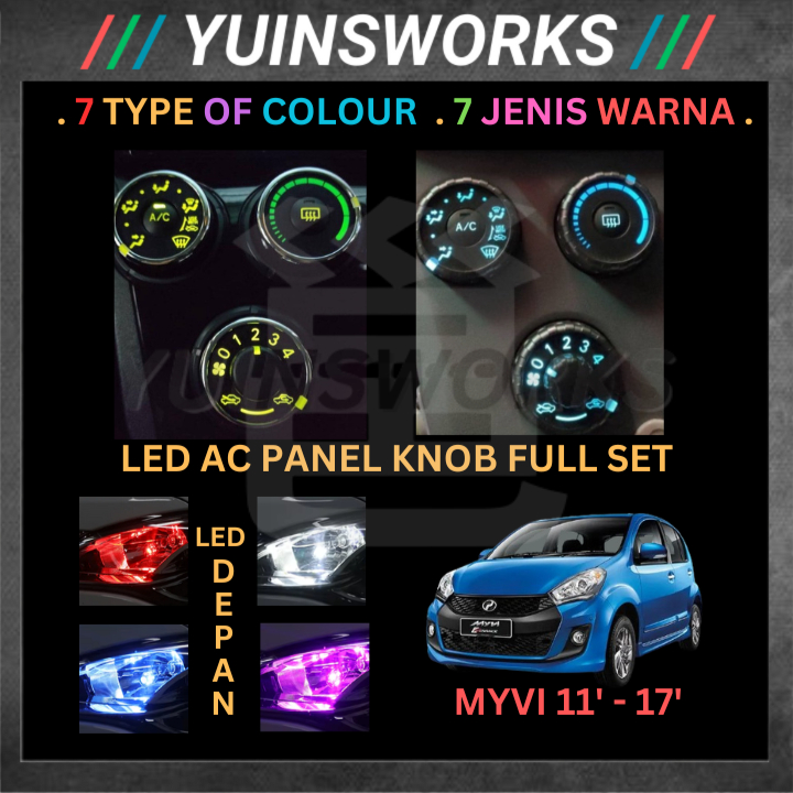 Myvi G2 LED Plate LED / Aircond panel / Lampu Depan / Room | Shopee ...