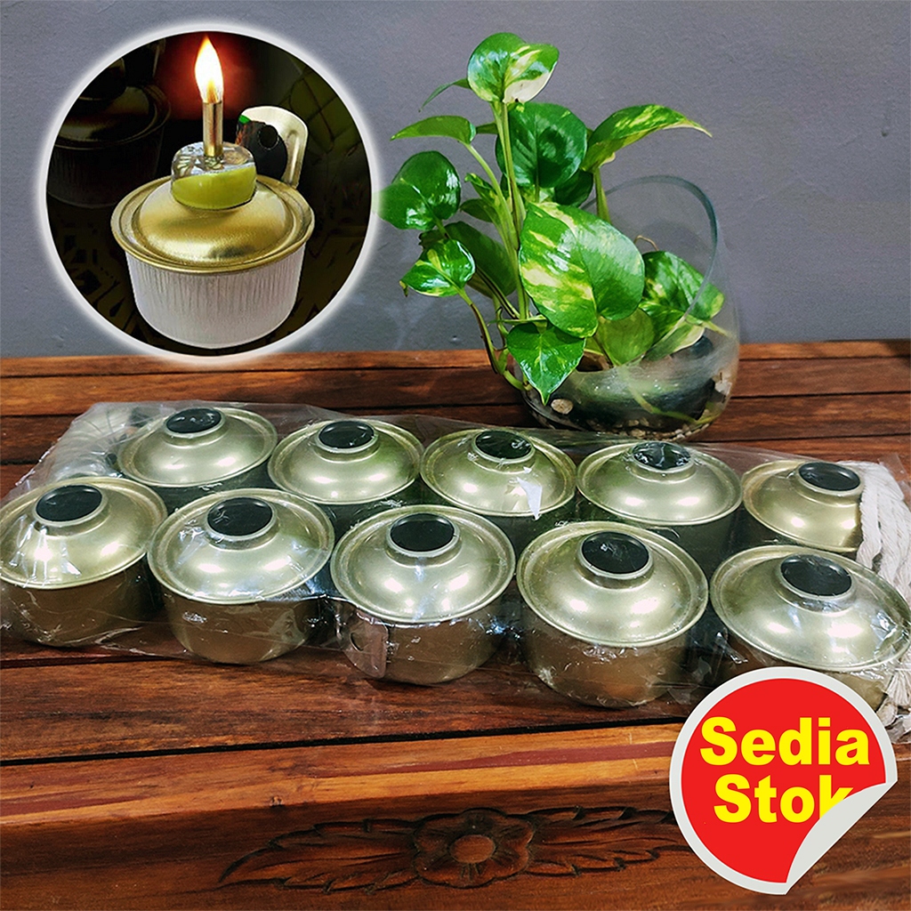 ( SEDIA STOK ) Bekas Lampu Pelita Raya Tin Besi Tradisional Kerosene ...