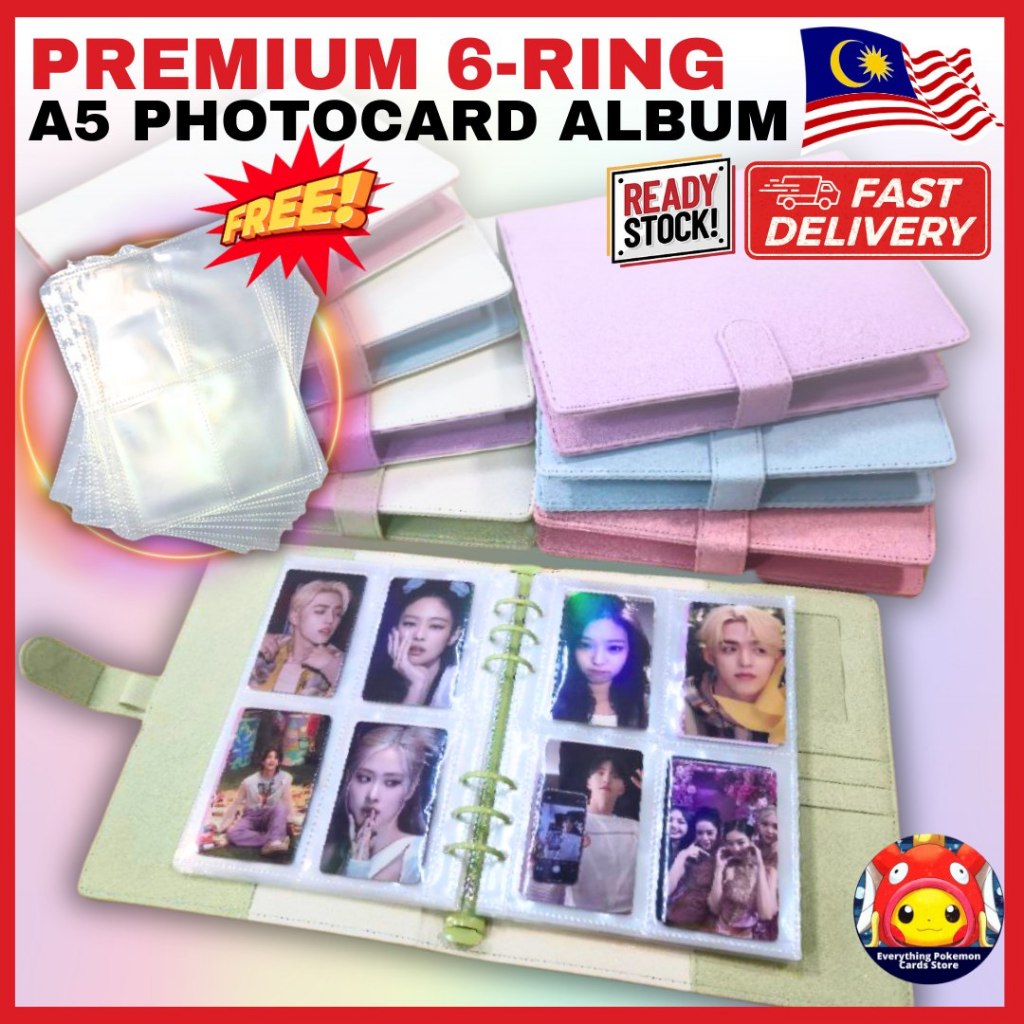 [HOT] A5 Binder Photo Album Photocard Collection Kpop Card Organize ...