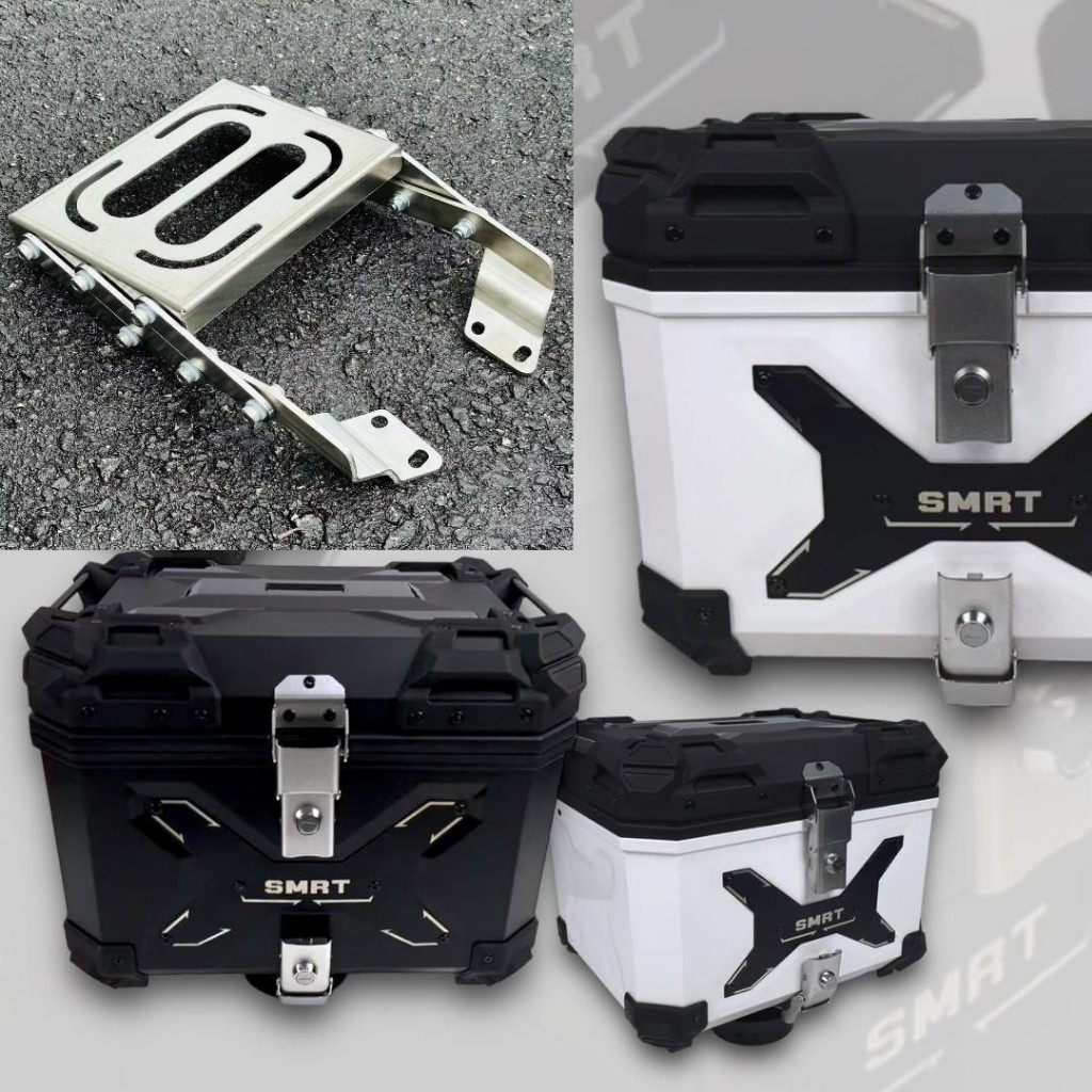 SMRT Top Box X Series Design Motosikal Peti ABS Box 45 Liter 45L ...