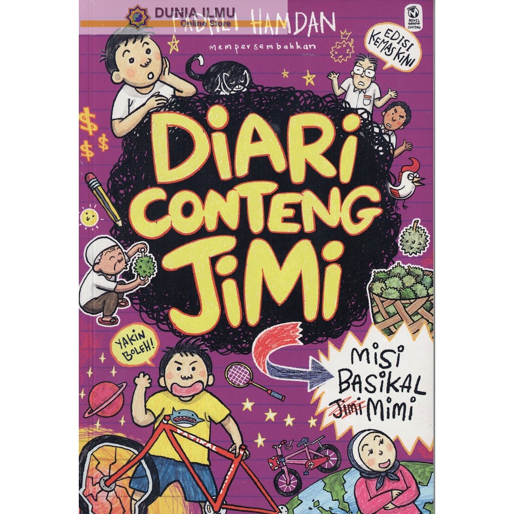 KOMIK M : DIARI CONTENG JIMI MISI BASIKAL MIMI ( EDISI KEMAS KINI ...