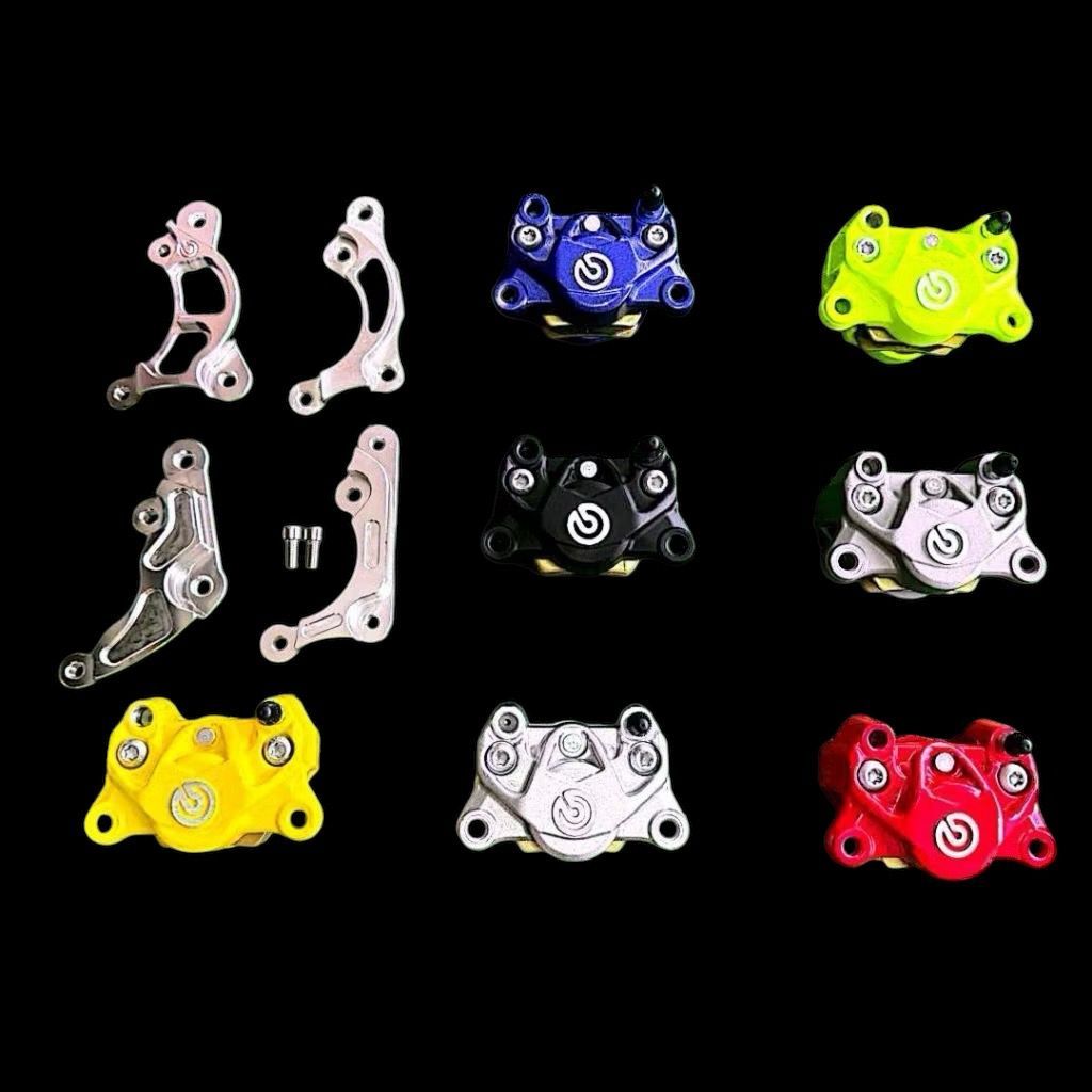 CALIPER 2 P0T P34 WITH BRACKET & SCREW LC135 RXZ Y125Z Y15Z SRL115 Y16 ...