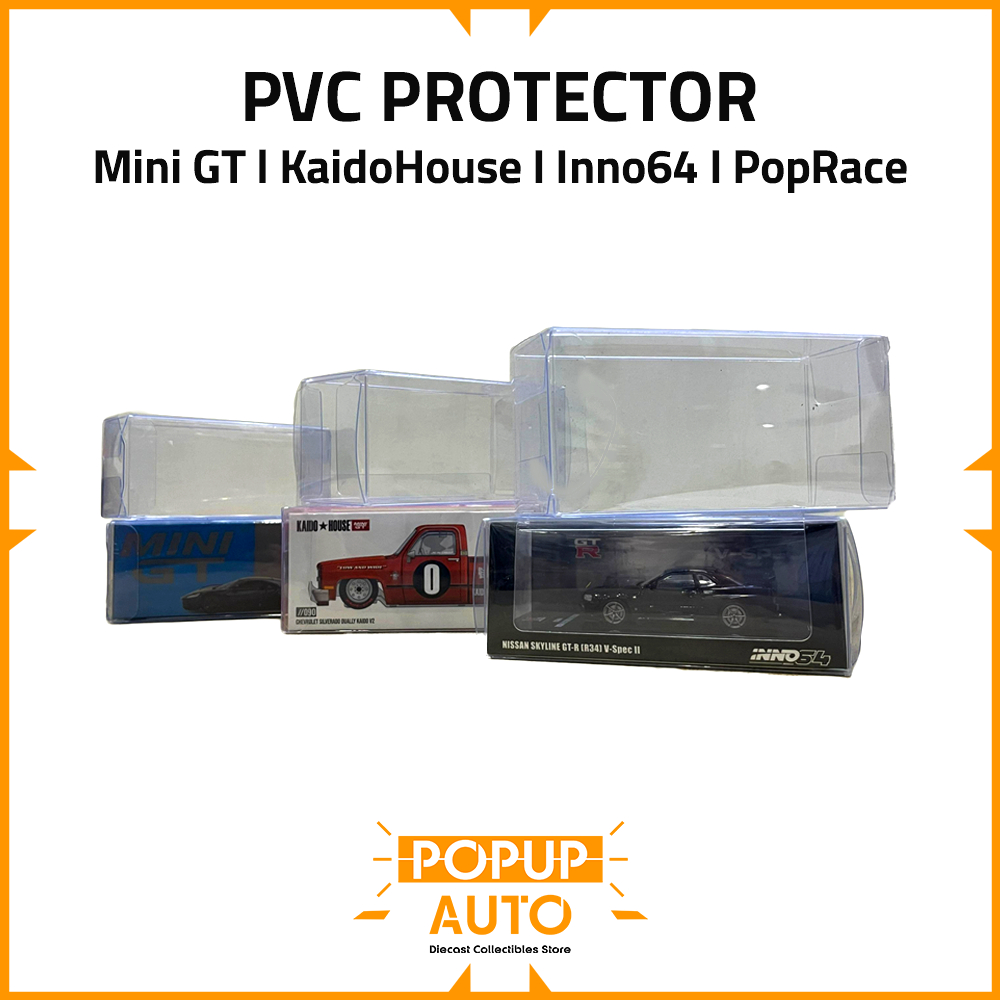 PVC Transparent Hardened Plastic Protector Case Box For Mini GT / KAIDO ...