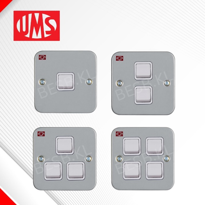 UMS Switches & Sockets 240/250 METAL-CLAD MODULAR SWITCHES 211M-1W 221M ...