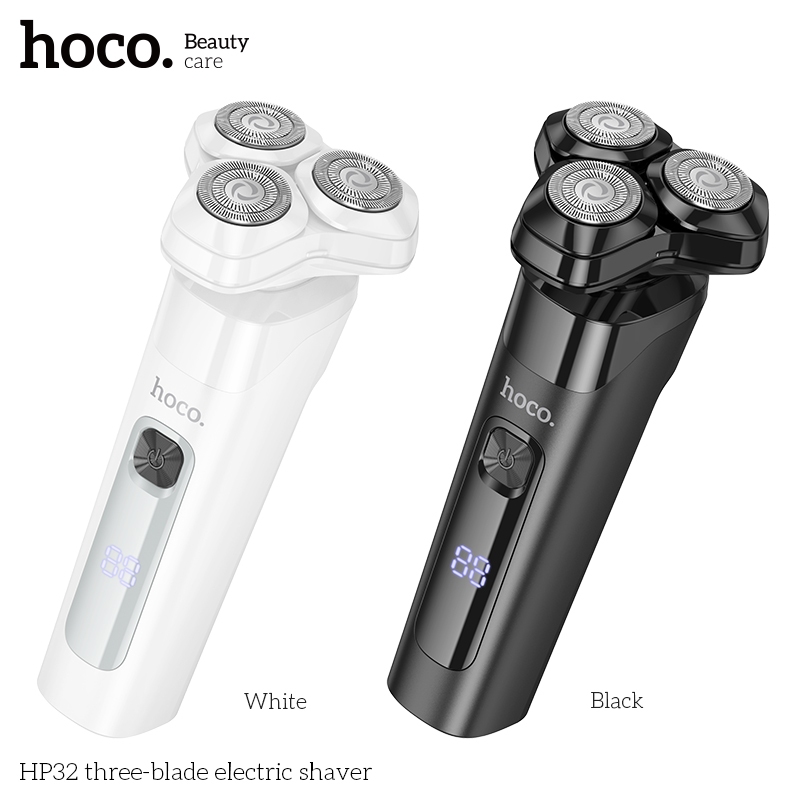 hoco HP32 three-blade electric shaver easy to use and clean | Shopee ...
