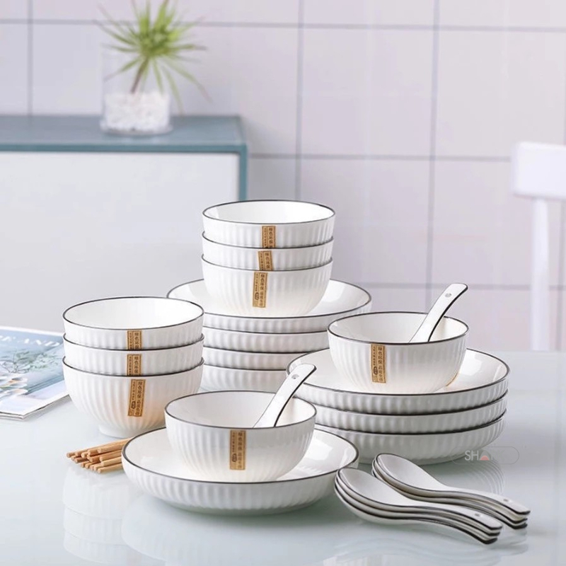 Yamada Japanese Style Nordic Premium Ceramic Dinnerware Dinner Set ...