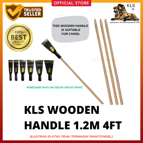 KLS Chisel With Wooden Handle / Pahat / Chop Sawit / Pemegang Kayu ...
