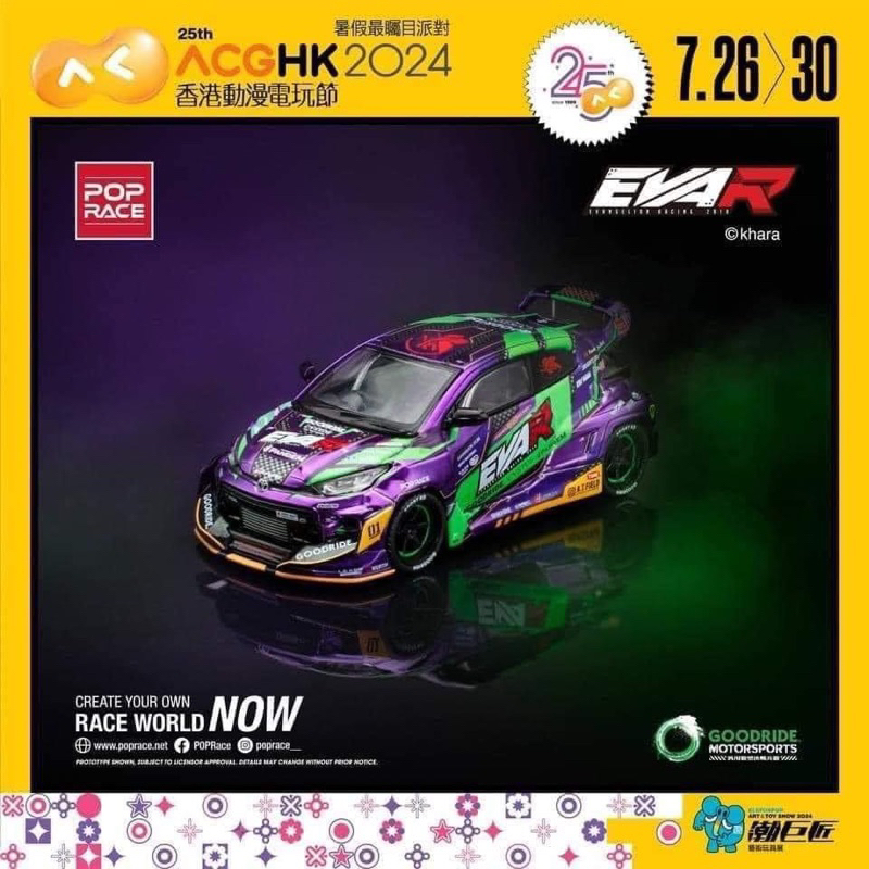 PopRace GR YARIS EVA TEST TYPE-01 ACGHK 2024 EVENT SP LIMITED EVAR TEST ...