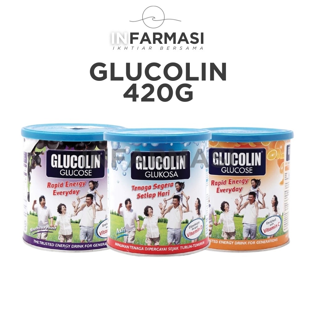 Glucolin 420g Original / Orange / Blackcurrant Flavour - Minuman ...