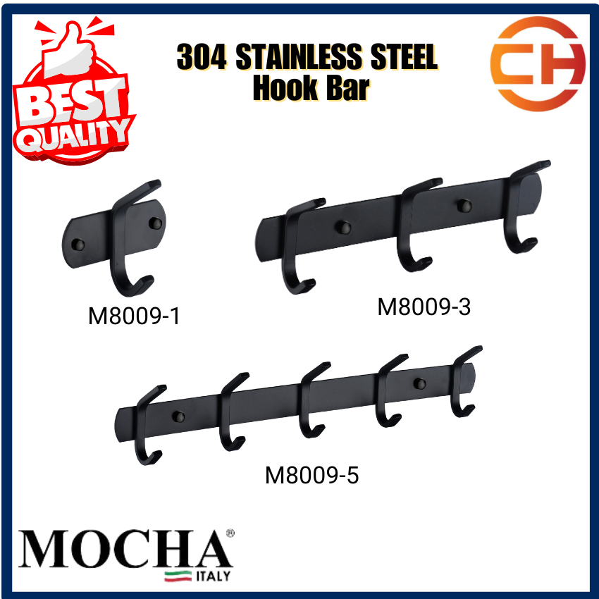 MOCHA Italy 304 Stainless Steel Hook Bar (M8009) | Shopee Malaysia