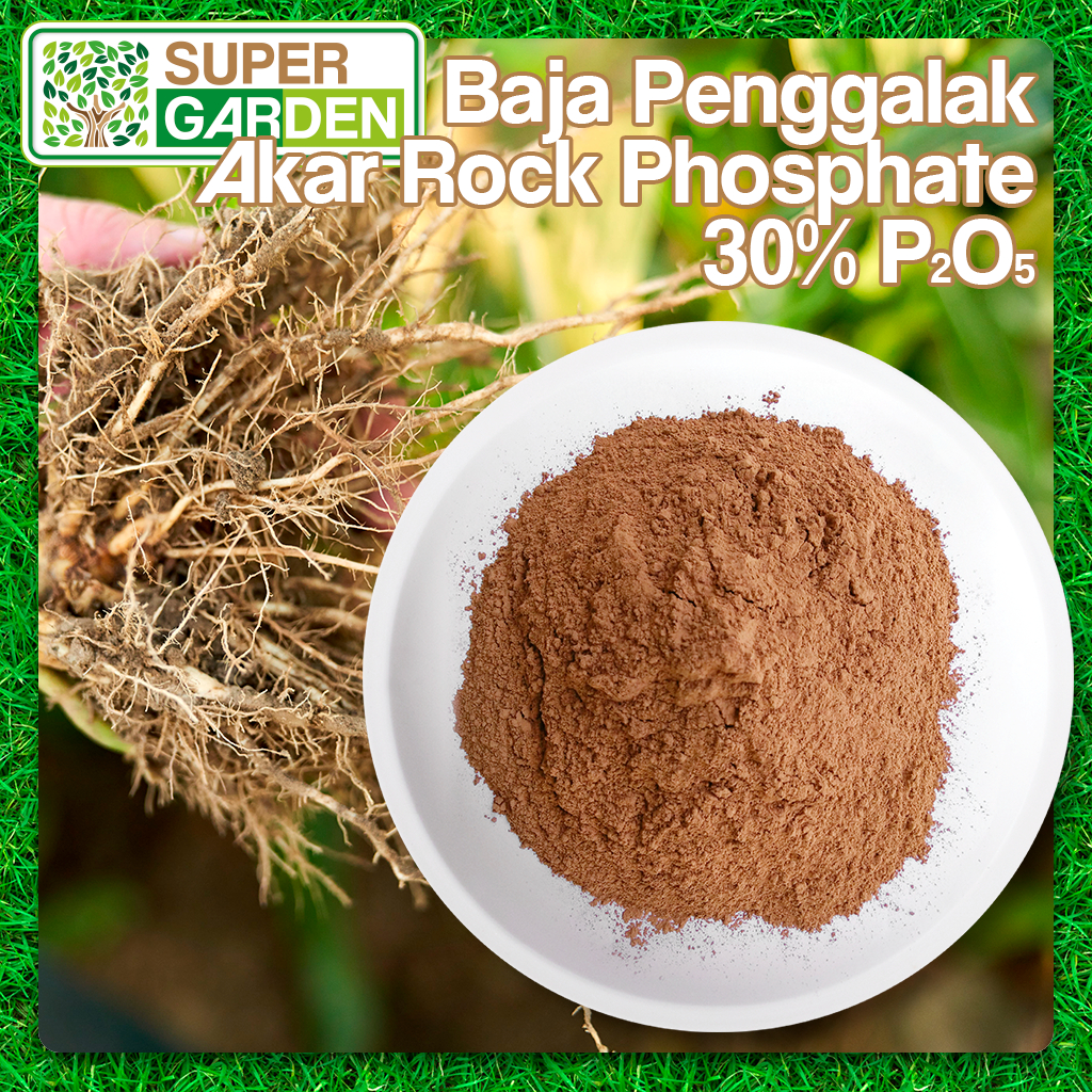 Baja Penggalak Akar 1KG Rock Phosphate 30% P₂O₅ Baja Organik/Baja Akar ...