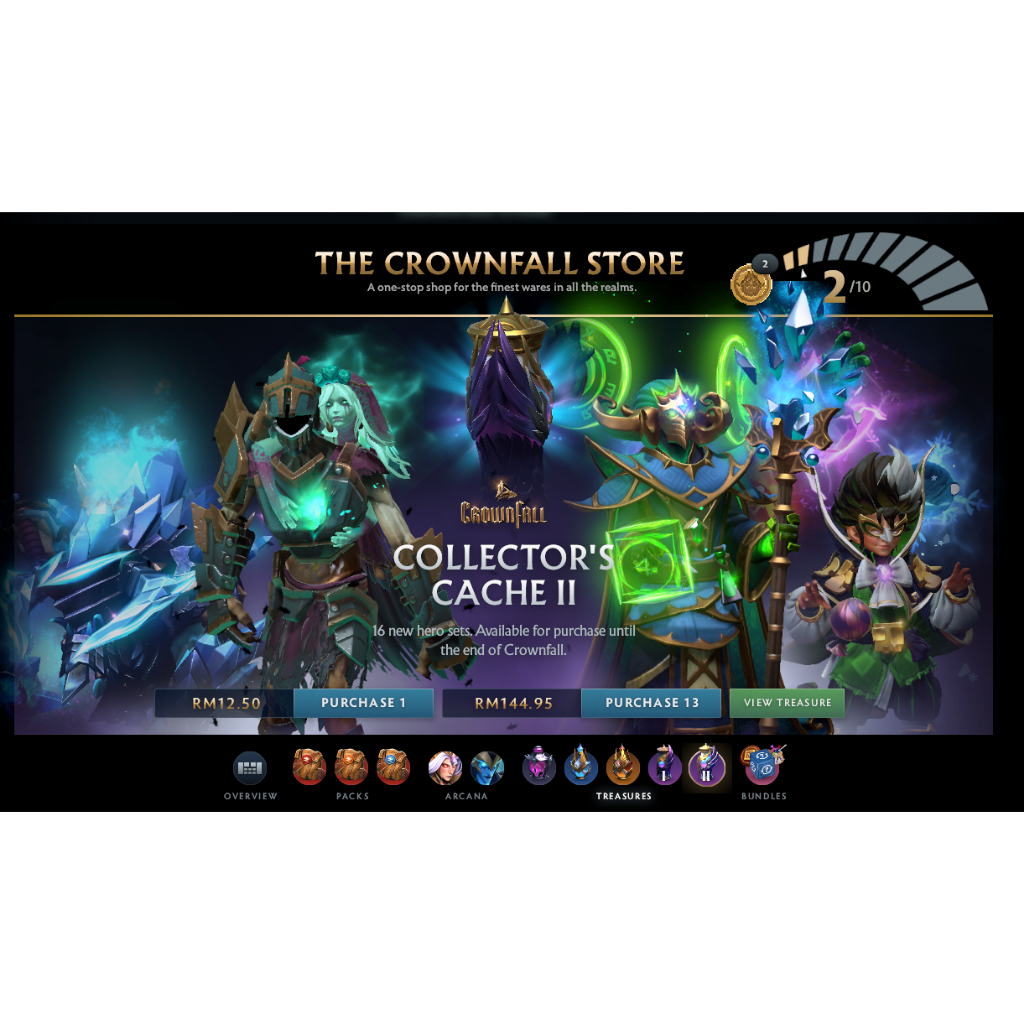 Dota 2 - Crownfall Collector Cache II 2024 [Need friend on steam 30 ...