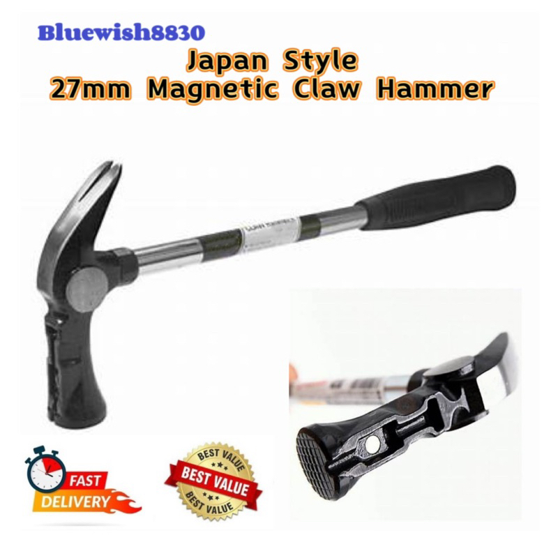 27MM Nail Steel Hammer Good Quality Japan Style Hammer Paku Tukul Besi ...